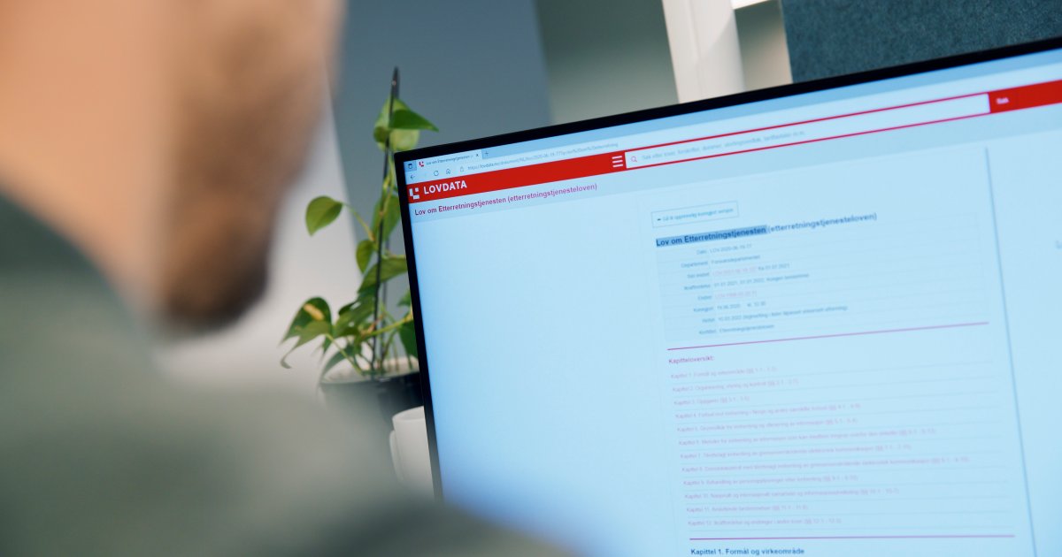 Kontroll og regulering - Etterretningstjenesten